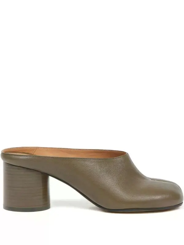 MAISON MARGIELA Tabi Block-heel Mules - Green