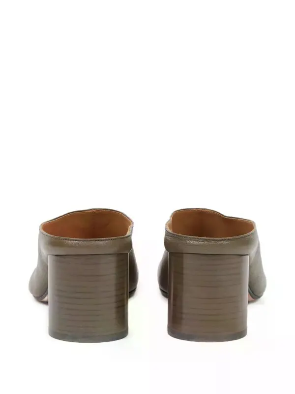 MAISON MARGIELA Tabi Block-heel Mules - Green