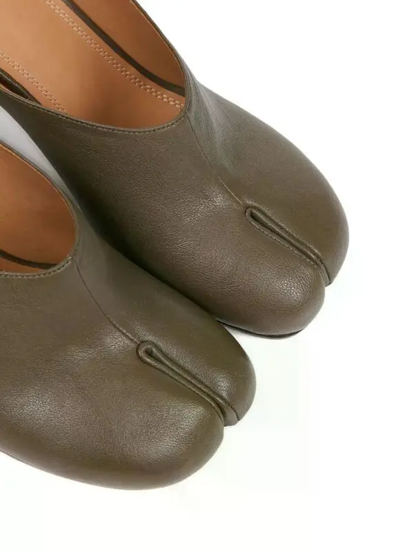 MAISON MARGIELA Tabi Block-heel Mules - Green