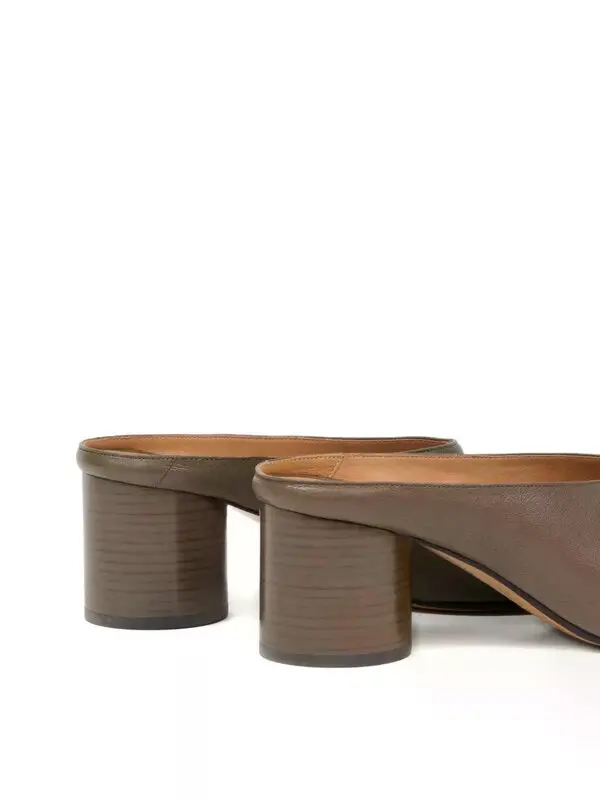 MAISON MARGIELA Tabi Block-heel Mules - Green