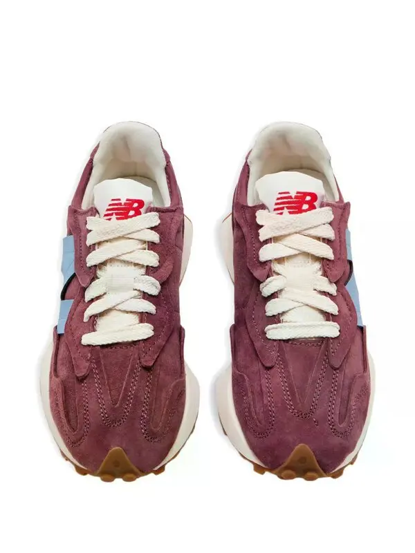 NEW BALANCE 327 Contrast-panel Sneakers - Red