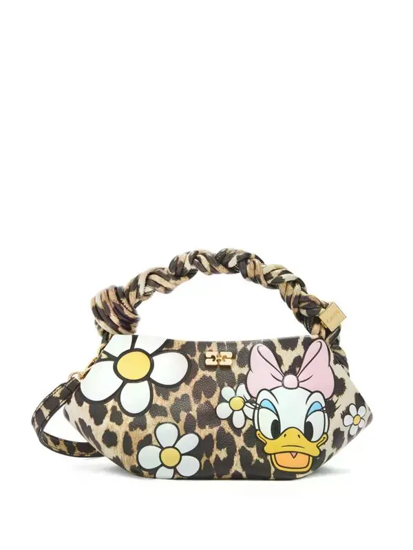GANNI X Disney Animal-print Mini Bag - Brown