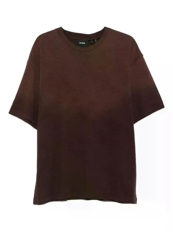 Axel Arigato Bubble Reverse Round-neck T-shirt - Brown