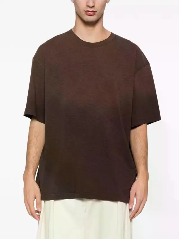Axel Arigato Bubble Reverse Round-neck T-shirt - Brown