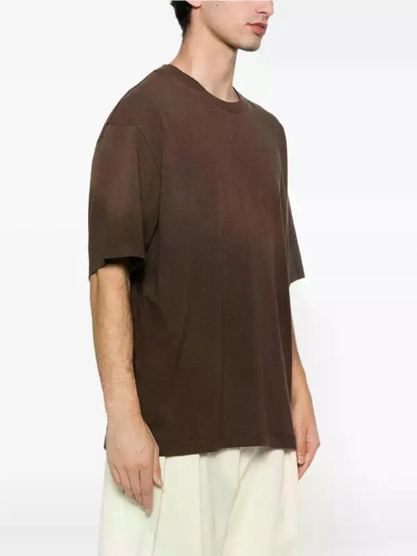 Axel Arigato Bubble Reverse Round-neck T-shirt - Brown