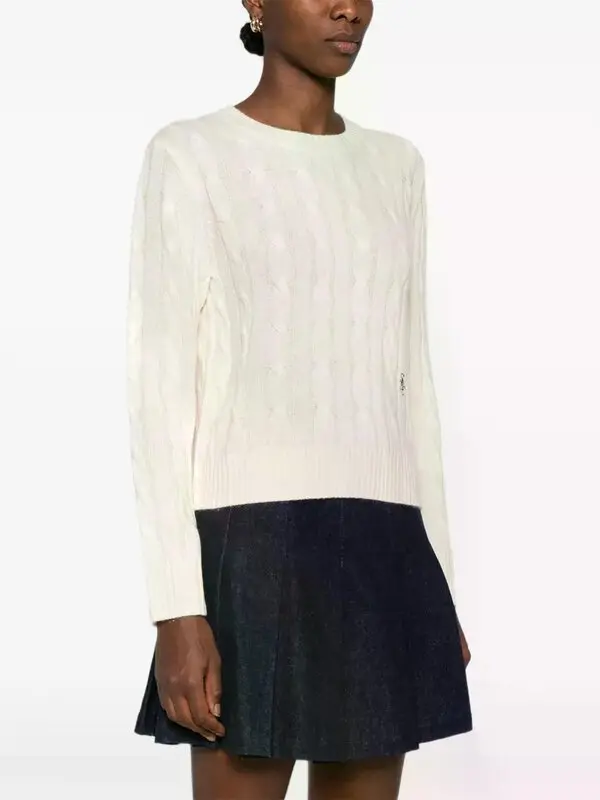 SPORTY & RICH Cable-knit Sweater