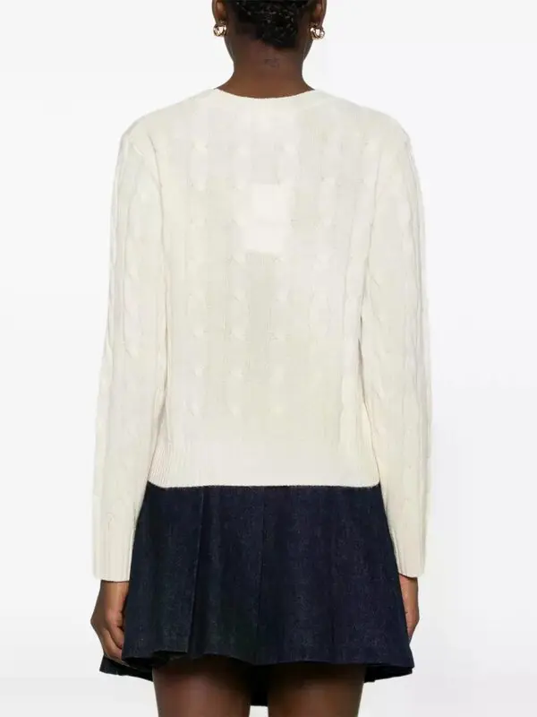 SPORTY & RICH Cable-knit Sweater