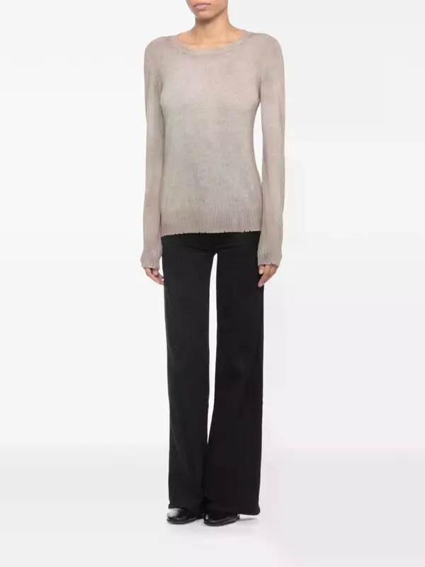 Avant Toi Round-neck Ribbed Sweater