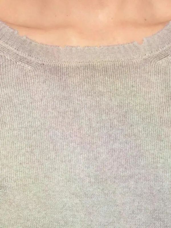 Avant Toi Round-neck Ribbed Sweater