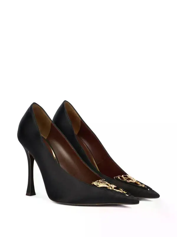 Roberto Cavalli Leaf-detail Pumps