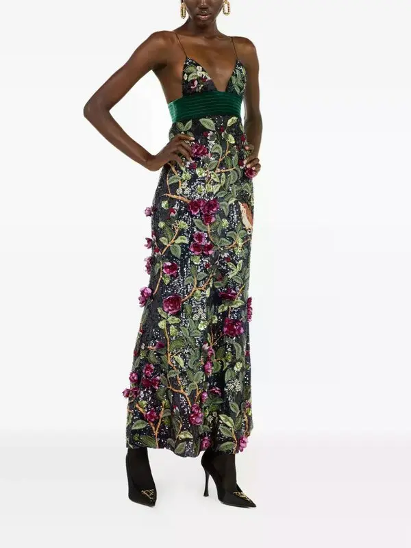 Roberto Cavalli Embellished Maxi Dress