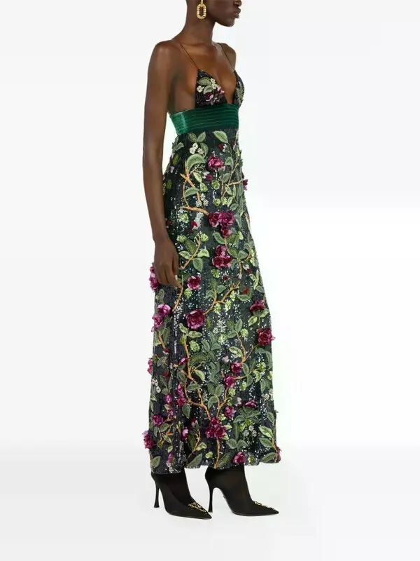 Roberto Cavalli Embellished Maxi Dress