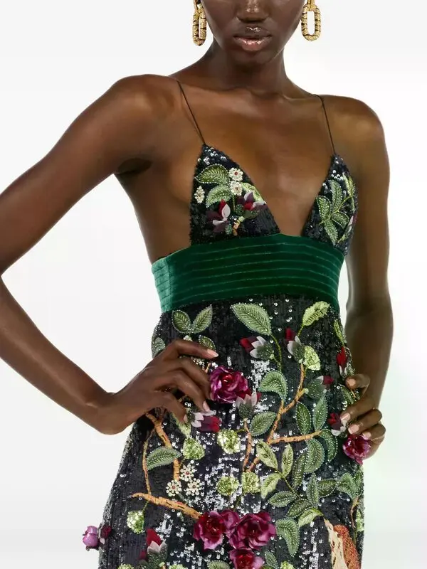 Roberto Cavalli Embellished Maxi Dress
