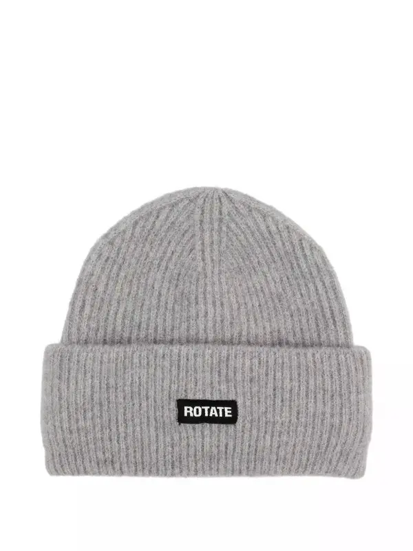 ROTATE BY BIRGER CHRISTENSEN Logo-patch Beanie Hat
