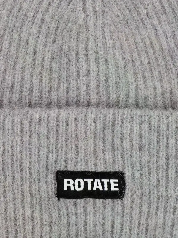 ROTATE BY BIRGER CHRISTENSEN Logo-patch Beanie Hat