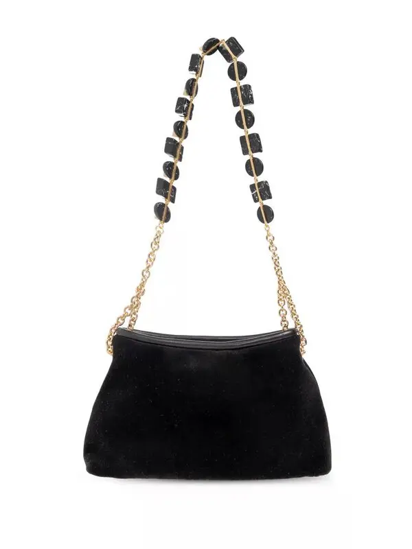 Cult Gaia Kiraz Bead-chain-strap Shoulder Bag - Black