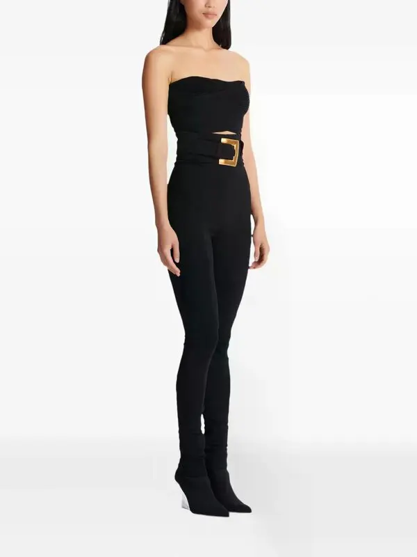 Balmain Buckle-embellished Trousers