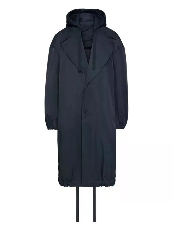 Thom Browne Windbreaker Coat With Drawstring