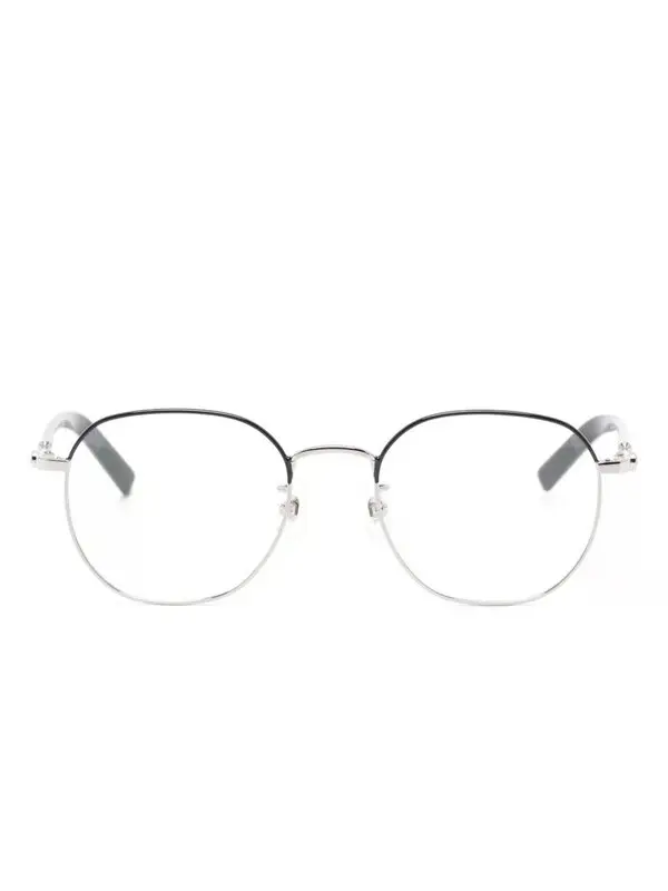 Montblanc Geometric-frame Eyeglasses - Silver