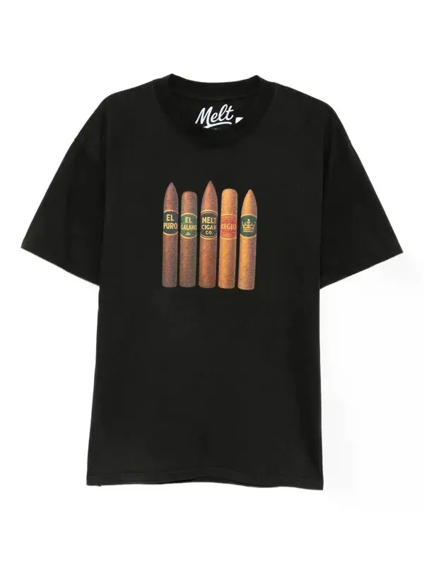MELT Printed T-shirt - Black