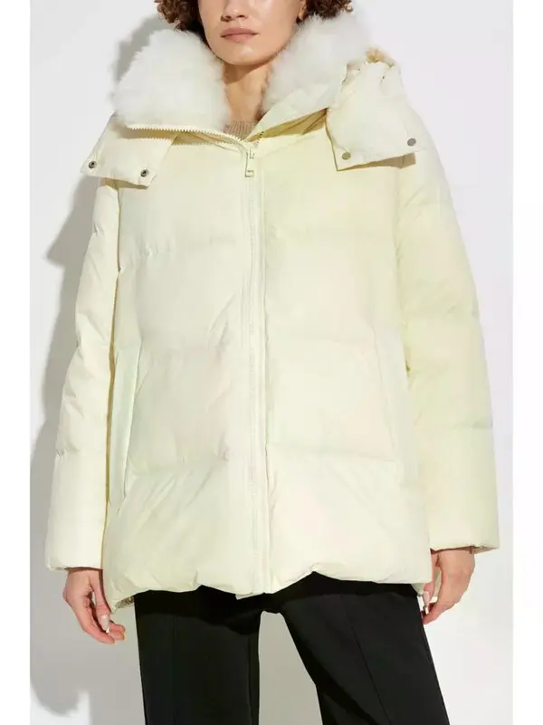 YVES SALOMON Shearling-lined Padded Jacket