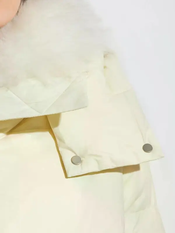 YVES SALOMON Shearling-lined Padded Jacket
