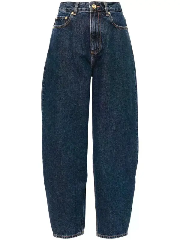 GANNI Organic Cotton Balloon Jeans