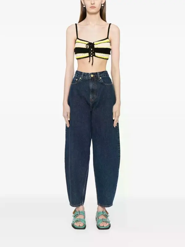 GANNI Organic Cotton Balloon Jeans