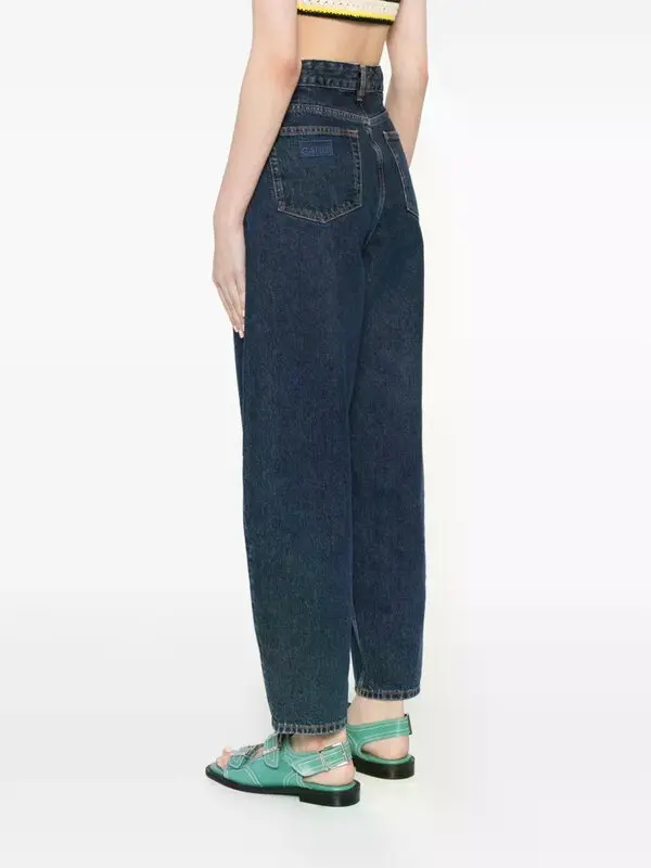 GANNI Organic Cotton Balloon Jeans