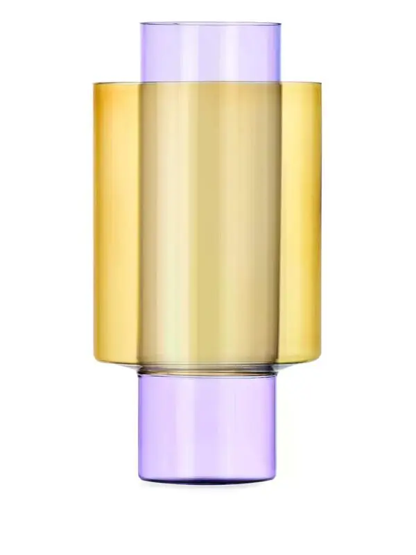 ICHENDORF MILANO Layered-design Vase - Yellow