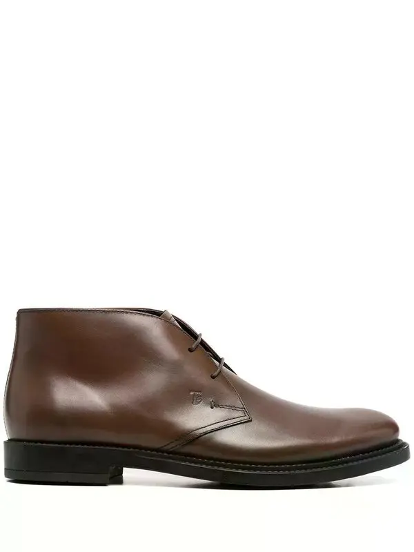 TOD'S Leather Desert Boots