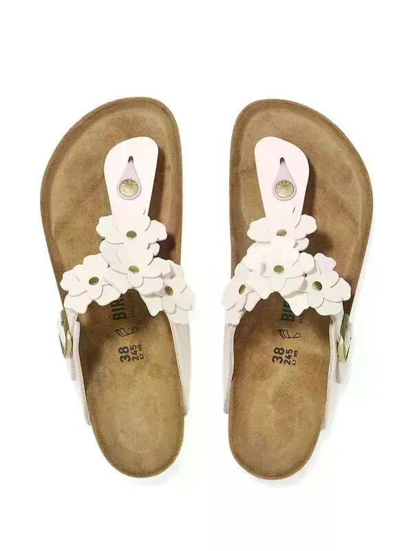BIRKENSTOCK Gizeh Flowers Thong Slides - Pink