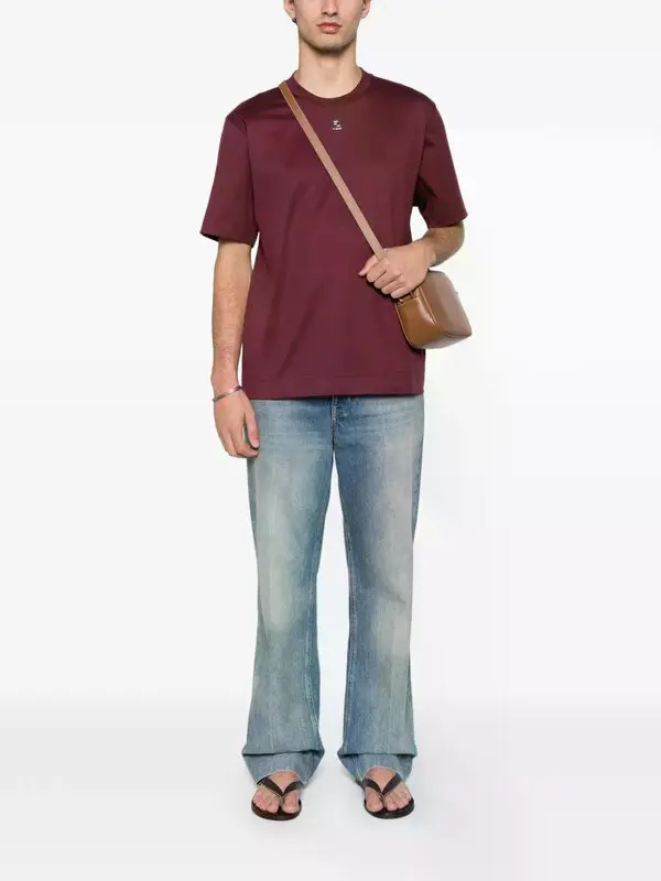 Fendi Logo-plaque T-shirt