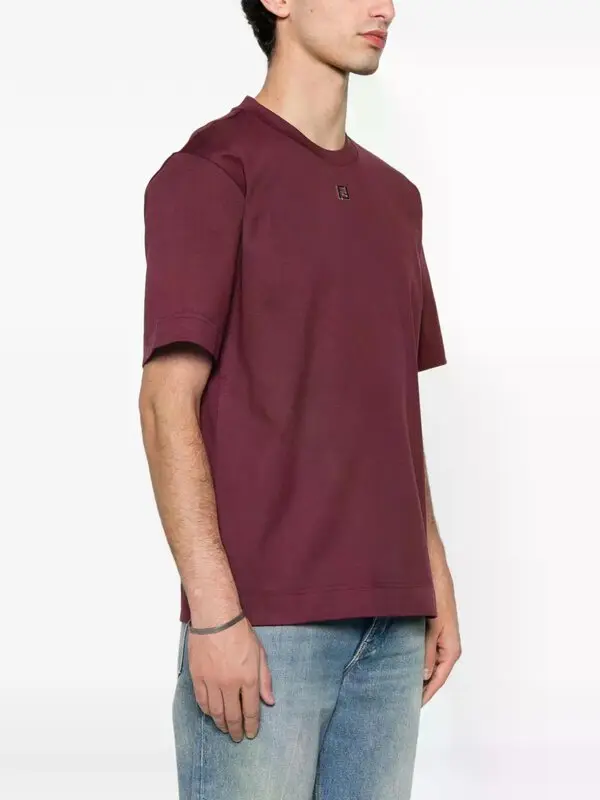 Fendi Logo-plaque T-shirt