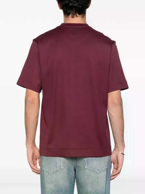 Fendi Logo-plaque T-shirt