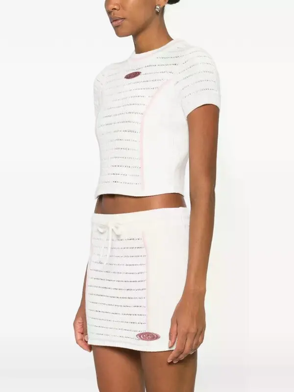 Casablanca Trim Knit Top