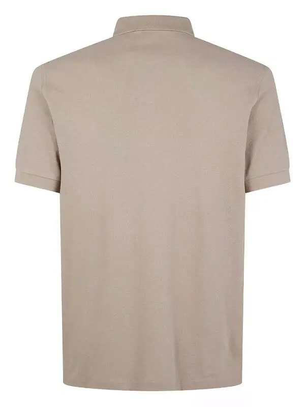 Fred Perry Logo-embroidered Polo Shirt - Neutrals