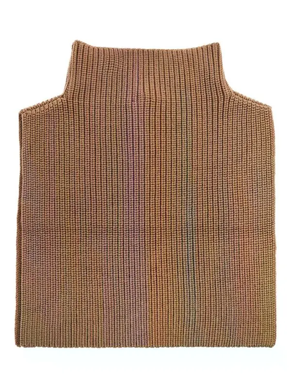 Max Mara Ribbed High-neck Virgin-wool Scarf
