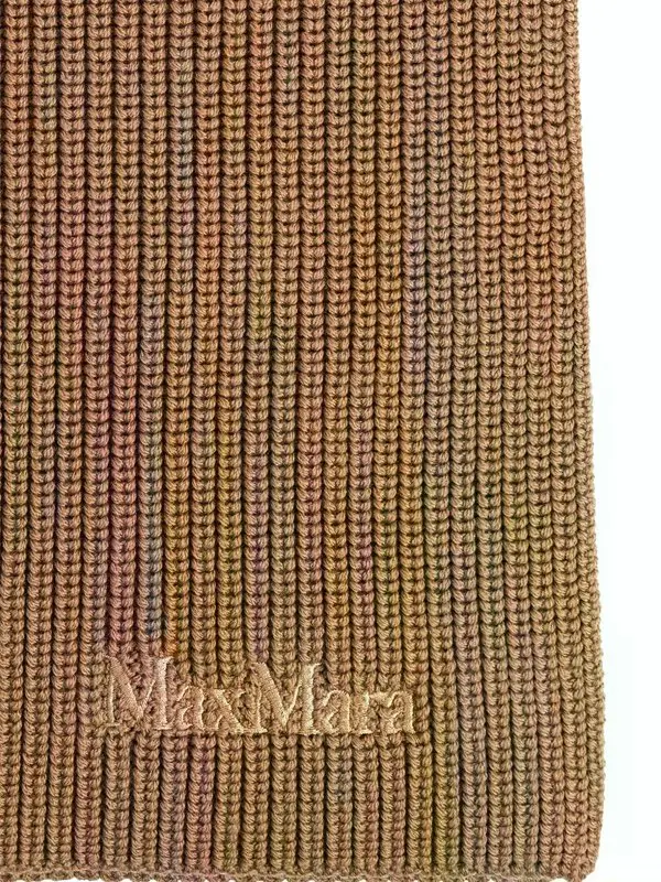 Max Mara Ribbed High-neck Virgin-wool Scarf