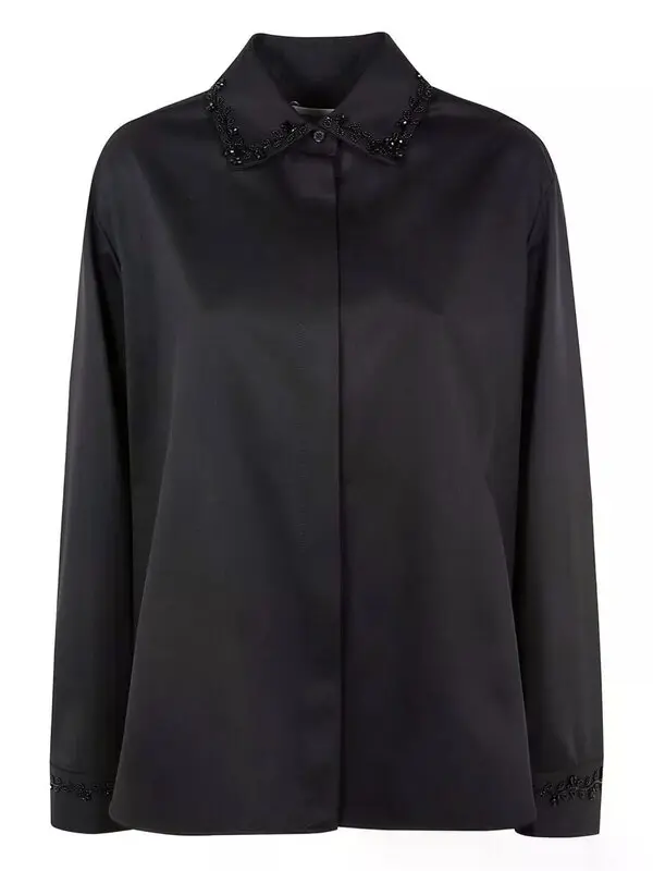 GOLDEN GOOSE Embroidered Wool Shirt