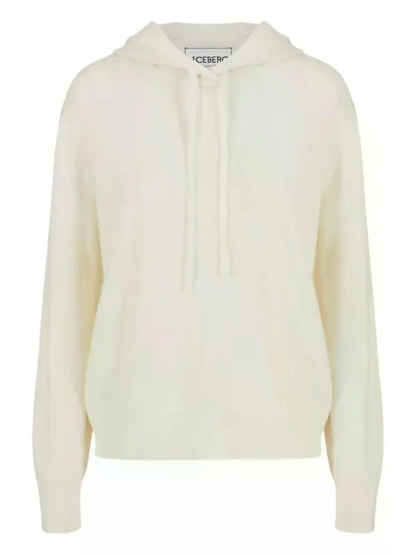 Iceberg Logo Hooded Sweatshirt