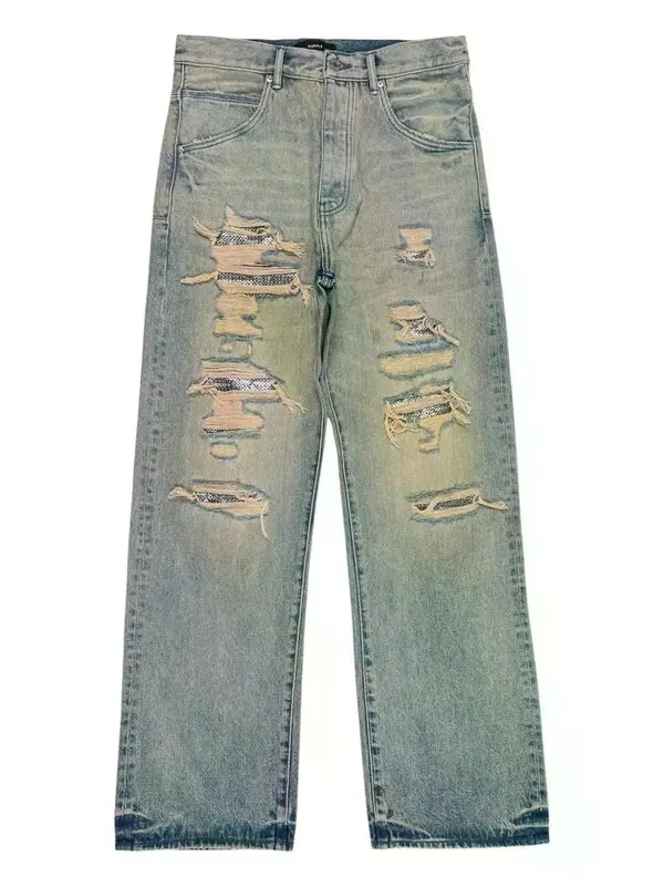 PURPLE BRAND Belt-loop Jeans