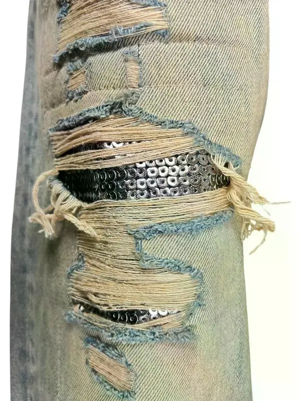 PURPLE BRAND Belt-loop Jeans