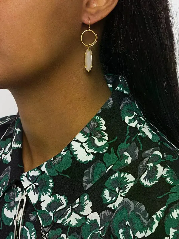 WOUTERS & HENDRIX Technofossils Moonstone Earrings