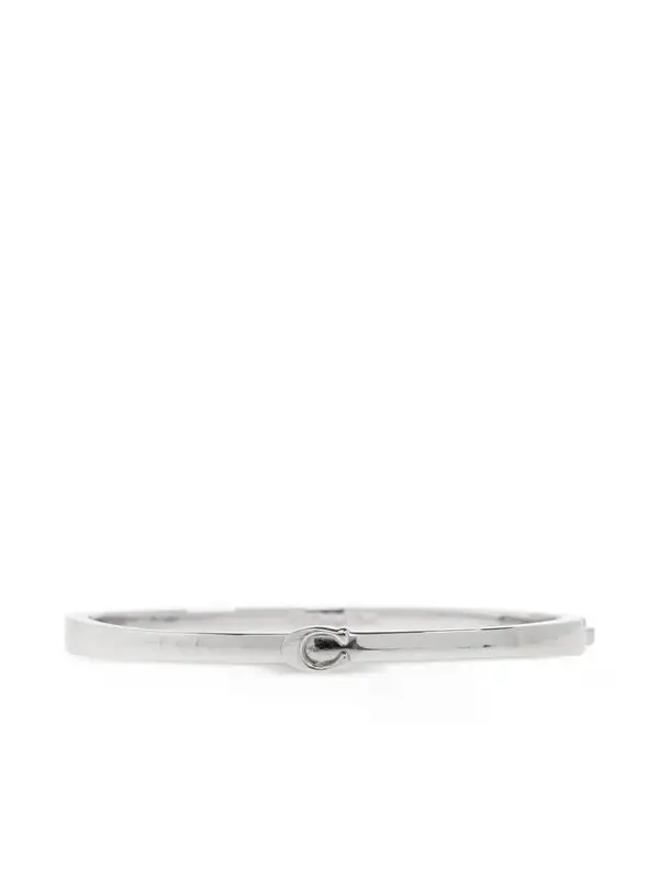 COACH Horseshoe Bangle Bracelet - Silver