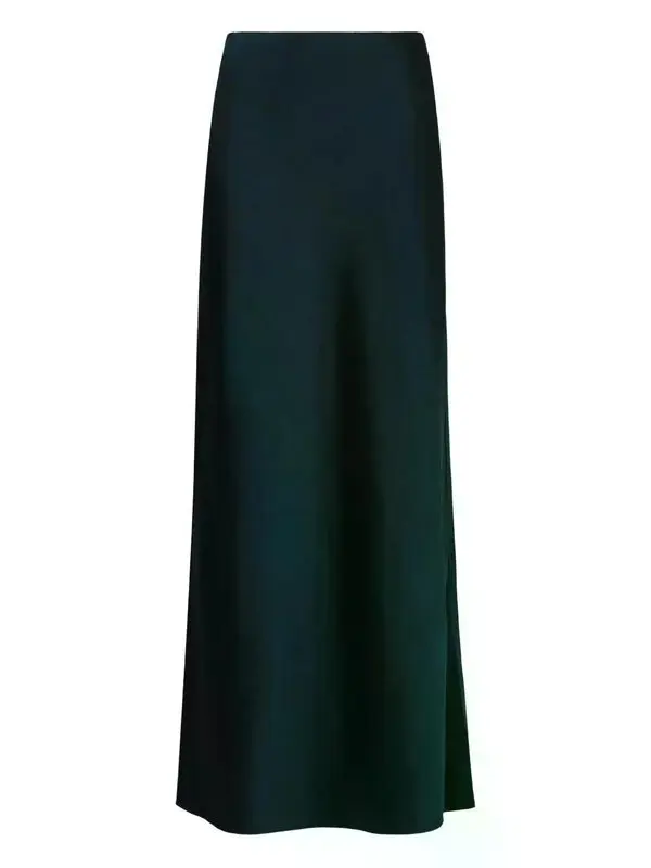 Vince Bias Maxi Skirt - Green