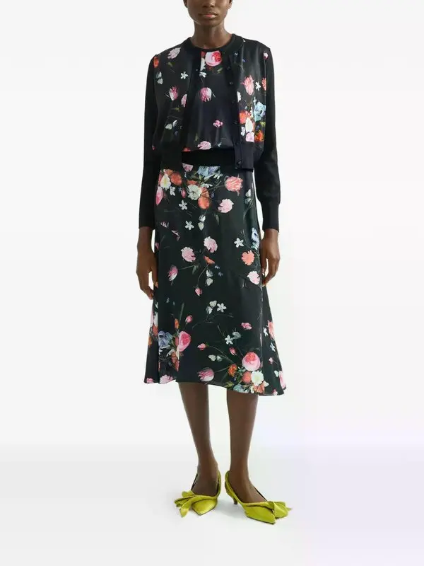Erdem Floral-print Midi Skirt