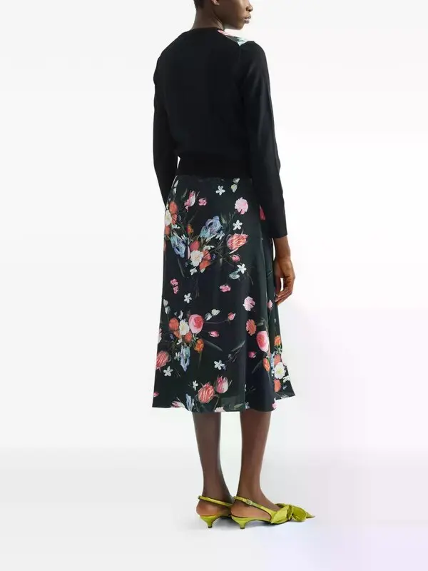 Erdem Floral-print Midi Skirt