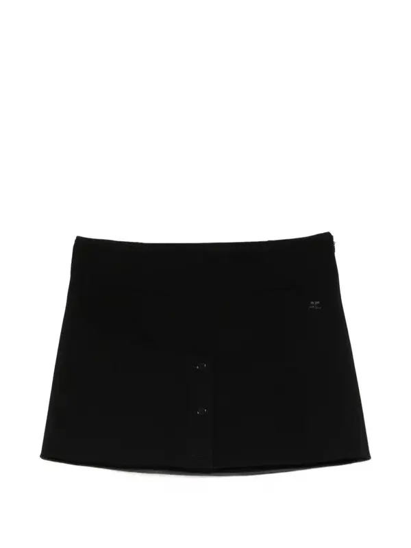 COURREGES Logo Mini Skirt