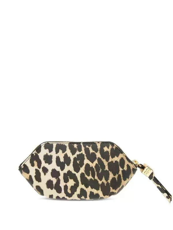 GANNI X Disney Leopard-print Wallet